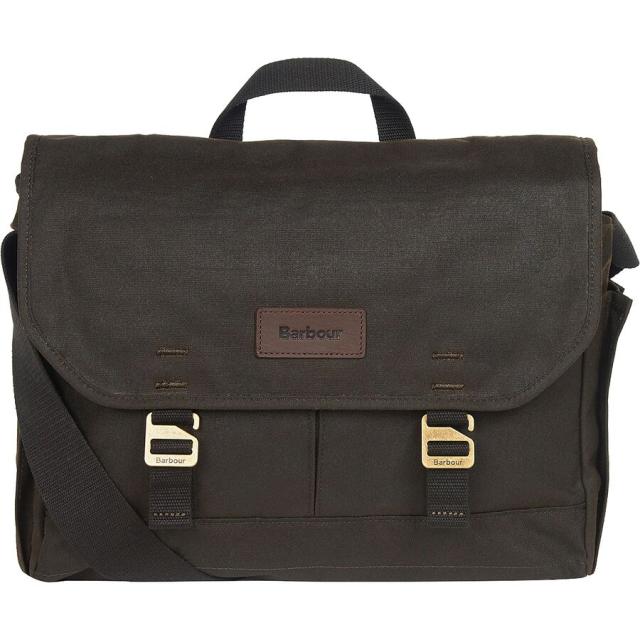 (取寄) バブアー エッセンシャル ワックス メッセンジャー バッグ Barbour Essential Wax Messenger Bag Olive