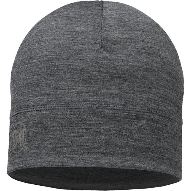 (取寄) バフ ライトウェイト メリノ ウール ビーニー Buff Lightweight Merino Wool Beanie Grey