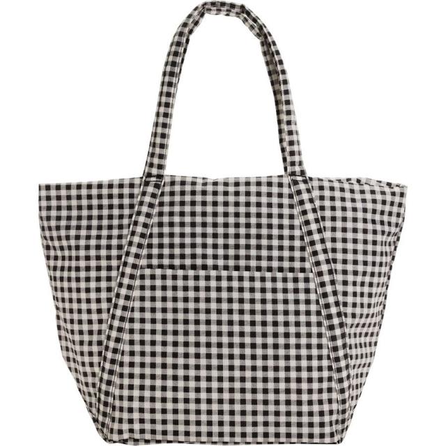 (取寄) バグー レディース クラウド バッグ - ウィメンズ BAGGU women Cloud Bag - Women's Black & White Gingham