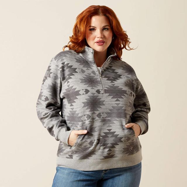 (取寄) アリアット レディース シエナ 1/2-ジップ スウェットシャツ - ウィメンズ Ariat women Sienna 1/2-Zip Sweatshirt - Women's Marble Southwest