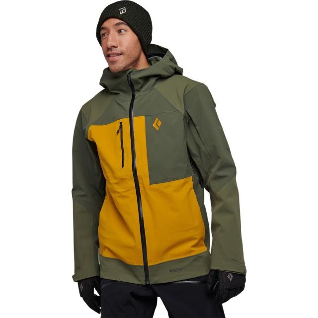 (取寄) ブラックダイヤモンド メンズ リーコン ストレッチ プロ シェル - メンズ  men Recon Stretch Pro Shell - Men's Tundra/Amber