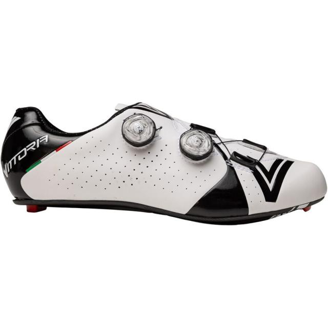 (取寄) ワイド サイクリング シューズ Vittoria Cycling Shoes Velar Wide Cycling Shoe White/Black