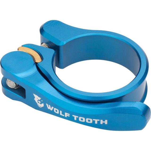 (取寄) ウルフトゥースコンポーネンツ クイック リリース シートポスト クランプ Wolf Tooth Components Quick Release Seatpost Clamp Blue