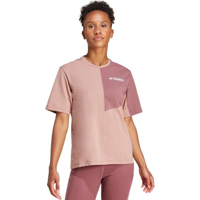 (取寄) アディダステレックス レディース マルチ T-シャツ - ウィメンズ Adidas TERREX women Multi T-Shirt - Women's Warm Clay