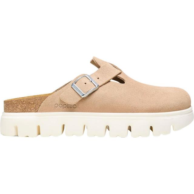 (取寄) ビルケンシュトック レディース ボストン チャンキー ナロー クロッグ - ウィメンズ Birkenstock women Boston Chunky Narrow Clog - Women's Warm Sand Suede