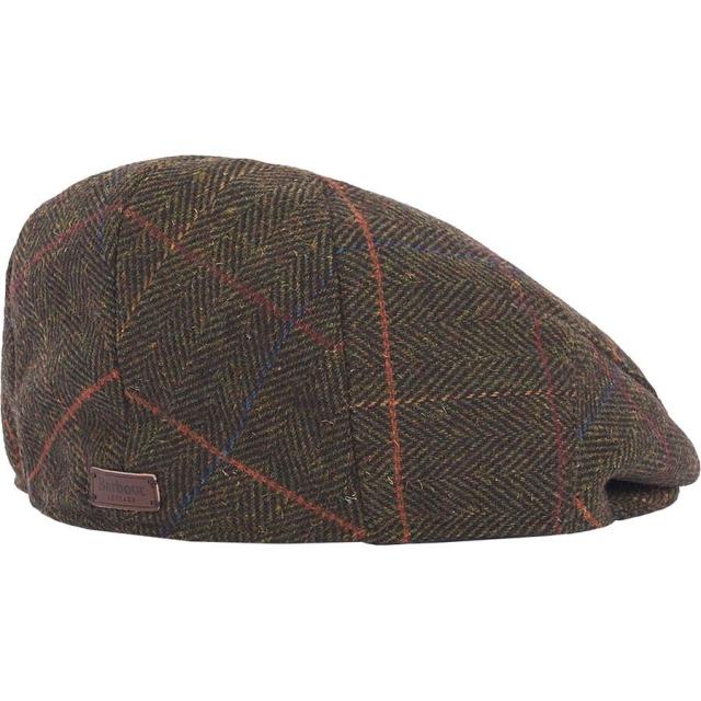 (取寄) バブアー フラッツ キャップ Barbour Wilkin Flat Cap Olive Herringbone
