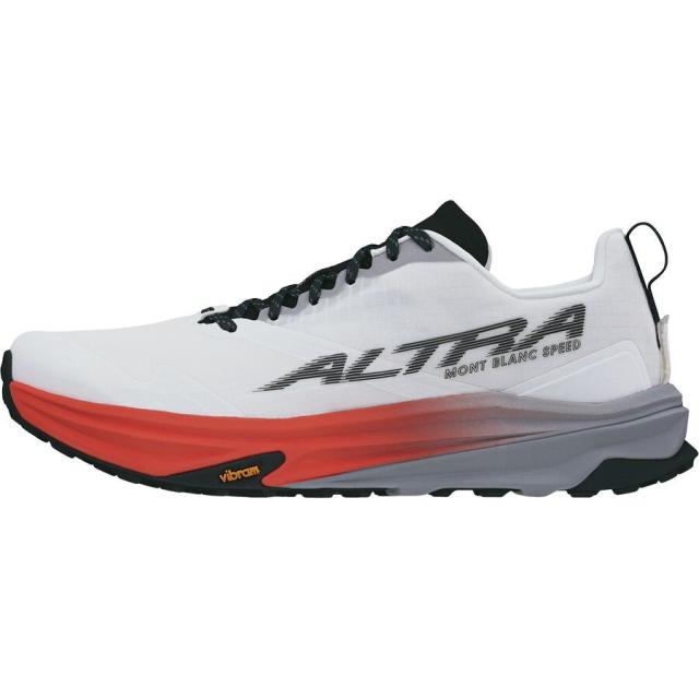 (取寄) アルトラ レディース モン ブランク スピード トレイル ランニング シューズ - ウィメンズ Altra women Mont Blanc Speed Trail Running Shoe - Women's White/Coral