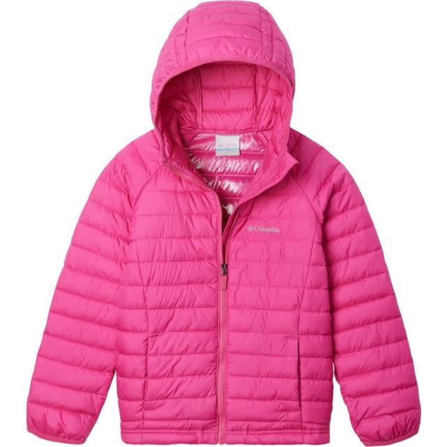 (取寄) コロンビア ガールズ パウダー ライト リ フーデット ジャケット - ガールズ Columbia girls Powder Lite II Hooded Jacket - Girls' Pink Ice