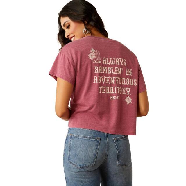 (取寄) アリアット レディース オルウェイズ T-シャツ - ウィメンズ Ariat women Always Ramblin T-Shirt - Women's Dry Rose