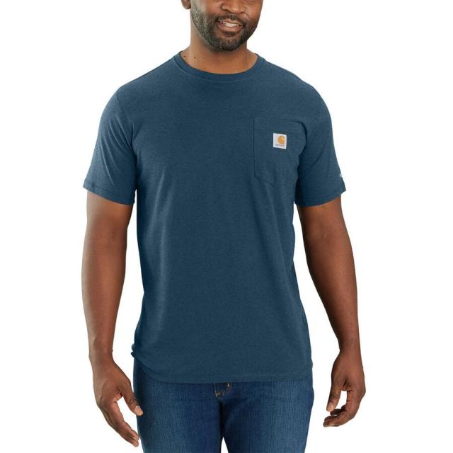 (取寄) カーハート メンズ フォース リラックスド-フィット フィット MW ポケット T-シャツ - メンズ Carhartt men Force Relaxed Fit MW Pocket T-Shirt - Men's Light Huron Heather