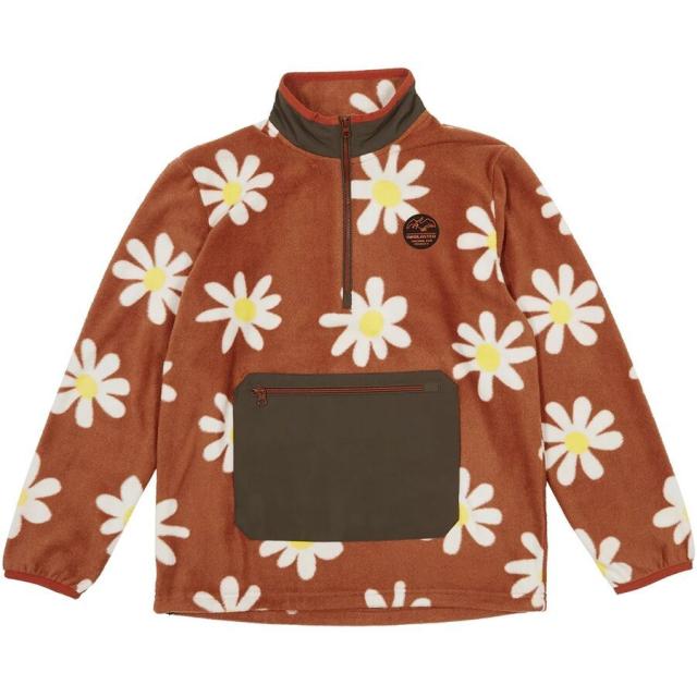 (取寄) エアブラスター メンズ フリース 1/2-ジップ ジャケット - メンズ Airblaster men Fleece 1/2-Zip Jacket - Men's Rust Big Daisy