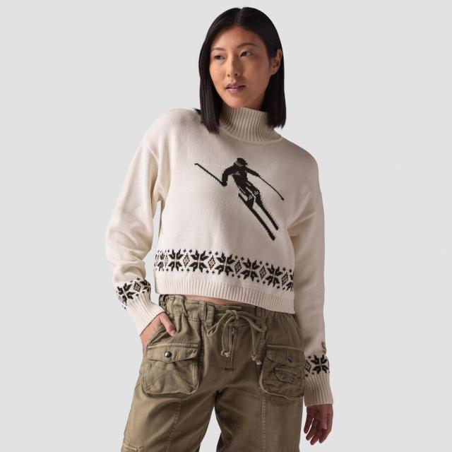 (取寄) バックカントリー レディース インターシャ スキー ジャンパー セーター - ウィメンズ Backcountry women Intarsia Ski Jumper Sweater - Women's Egret