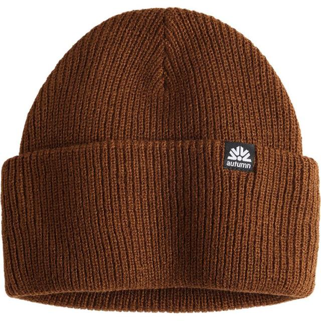 (取寄) オータム シンプル ソリッド ビーニー Autumn Simple Solid Beanie Brown