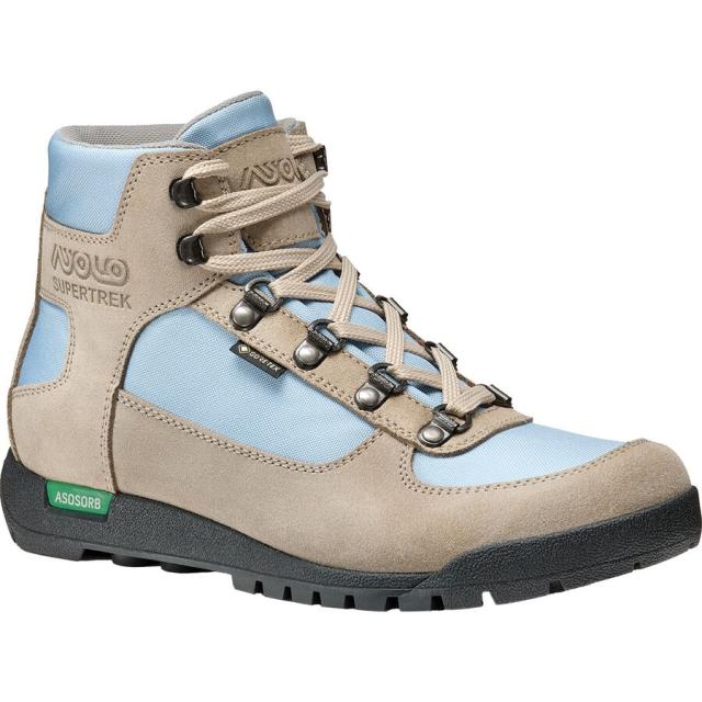 (取寄) アゾロ レディース スーパートレック GV ハイキング ブーツ - ウィメンズ Asolo women Supertrek GV Hiking Boot - Women's Earth Beige/Blue Fog
