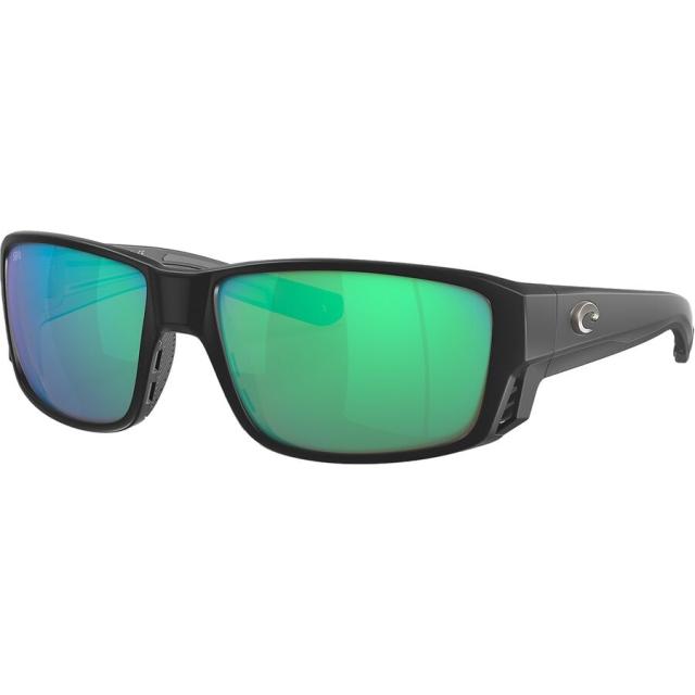 (取寄) コスタ ツナミ アレイ プロ 580G ポーラライズド サングラス Costa Tuna Alley Pro 580G Polarized Sunglasses Black Green Mirror