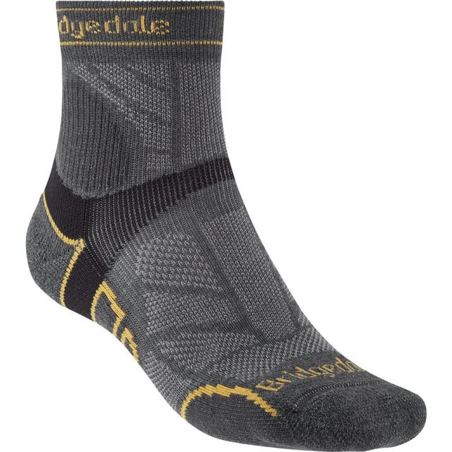 (取寄) ブリッジデール トレイル ラン ライトウェイト T2 メリノ パフォーマンス 3/4 クルー ソック Bridgedale Trail Run Lightweight T2 Merino Performance 3/4 Crew Sock Gunl