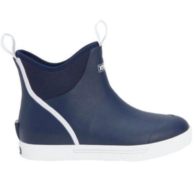 (取寄) エクストラタフ メンズ ホイールハウス アンクル 6インチ デック ブーツ - メンズ Xtratuf men Wheelhouse Ankle 6in Deck Boot - Men's Navy