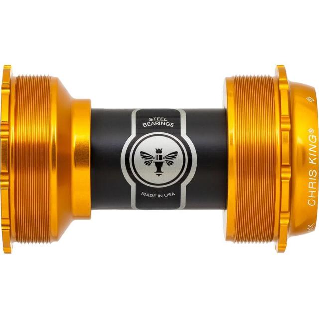 (取寄) クリスキング スレッドフィット T47A-24 ボトム ブラケット Chris King ThreadFit T47A-24 Bottom Bracket Gold