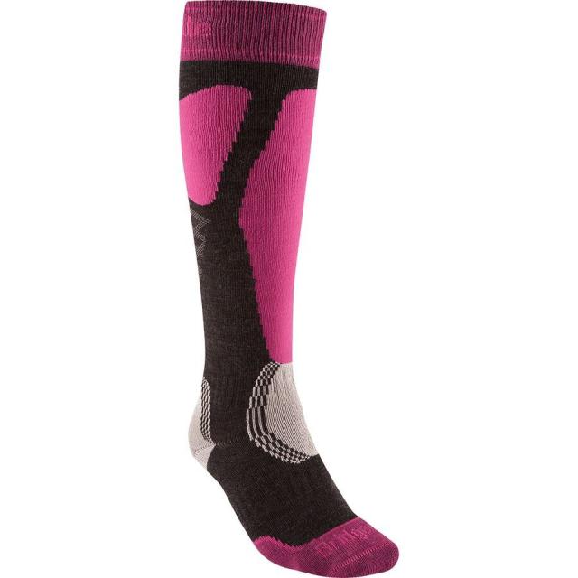 (取寄) ブリッジデール レディース スキー イージー オン メリノ エンデュランス ソックス - ウィメンズ Bridgedale women Ski Easy On Merino Endurance Sock - Women's Graphite/Pink