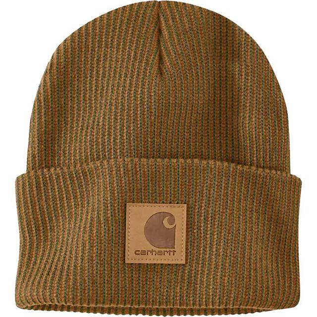 (取寄) カーハート ニット カフド プレイテッド ビーニー Carhartt Knit Cuffed Plaited Beanie Carhartt Brown/Dark Bronzed Green