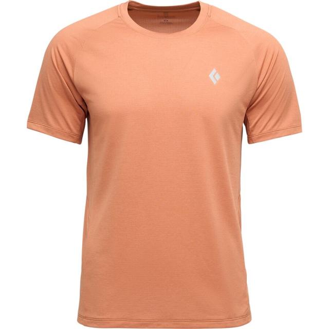 (取寄) ブラックダイヤモンド メンズ ライトワイヤー ショートスリーブ テック Tシャツ - メンズ  men Lightwire Short-Sleeve Tech T-Shirt - Men's Moab Brown
