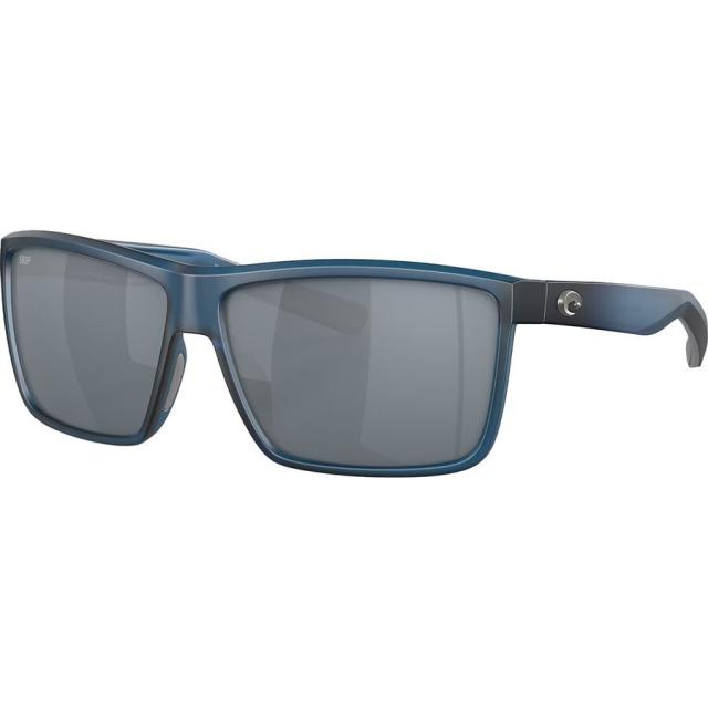 (取寄) コスタ リンコンチート 580P ポーラライズド サングラス Costa Rinconcito 580P Polarized Sunglasses Matte Atlantic Blue Frame/Gray Silver Mirror
