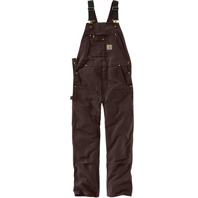 (取寄) カーハート メンズ R01 ダック ビブ オーバーオール パンツ - メンズ Carhartt men R01 Duck Bib Overall Pant - Men's Dark Brown