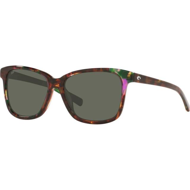 (取寄) コスタ レディース メイ 580G ポーラライズド サングラス - ウィメンズ Costa women May 580G Polarized Sunglasses - Women's Gray 580g/Shiny Abalone Frame