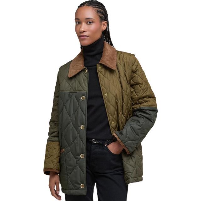 (取寄) バブアー レディース キルテッド ジャケット - ウィメンズ Barbour women Lorrie Quilted Jacket - Women's Fern Leaf/Sage/Light Sage