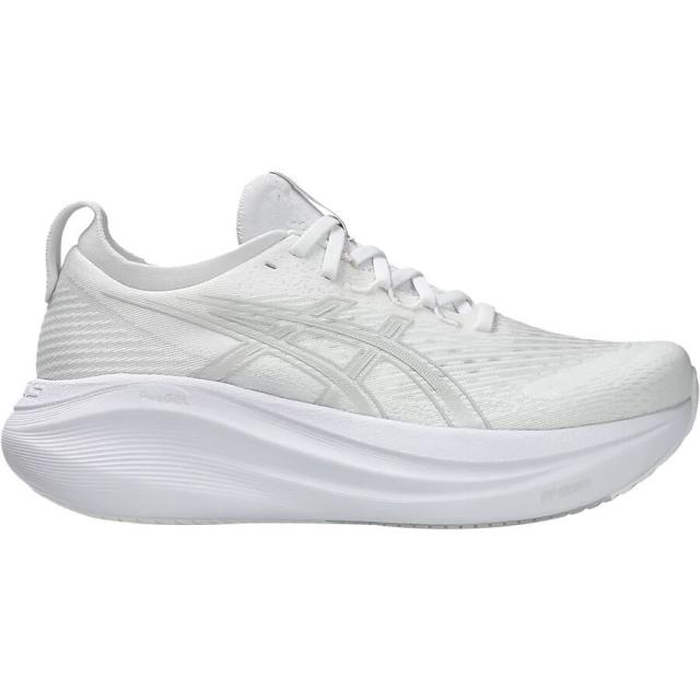 (取寄) アシックス レディース ゲル-ニンバス 27 ランニング シューズ - ウィメンズ Asics women Gel-Nimbus 27 Running Shoe - Women's White/Glacier Grey
