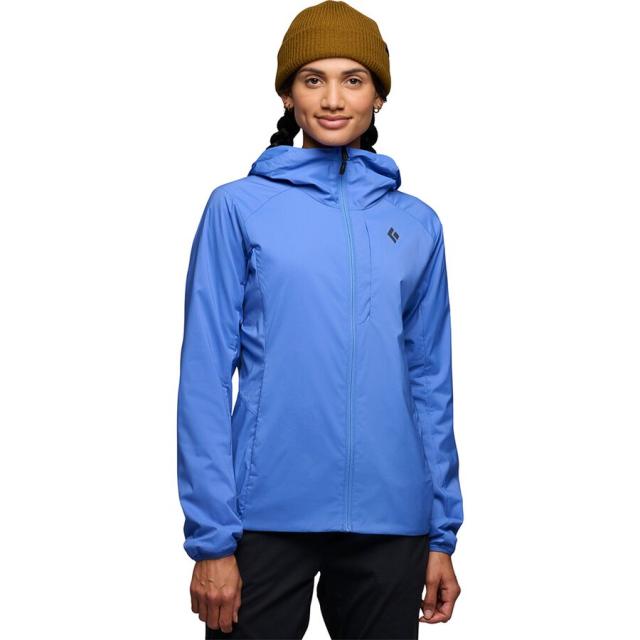 (取寄) ブラックダイヤモンド レディース アルパイン スタート インサレーテッド フーデット ジャケット - ウィメンズ  women Alpine Start Insulated Hooded Jacket - Women's Clean Blue