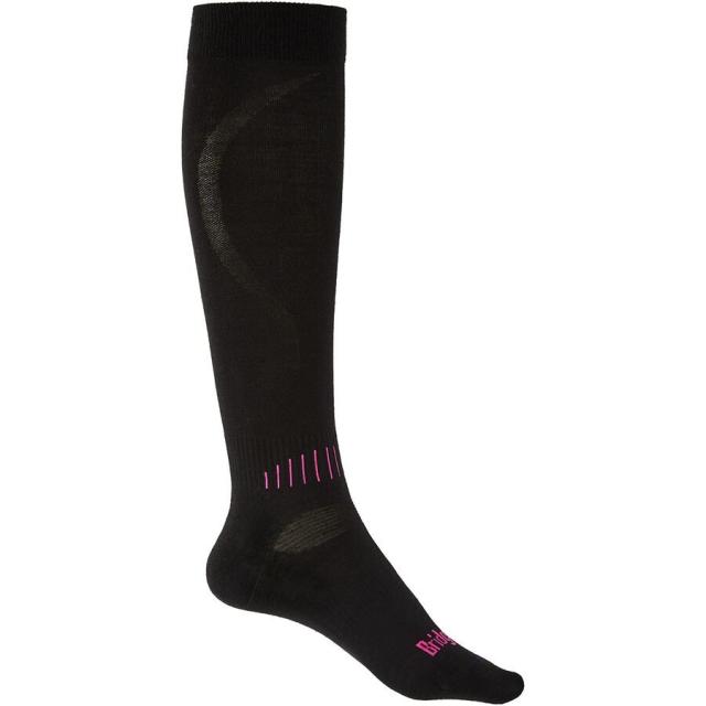 (取寄) ブリッジデール レディース スキー レース ソックス - ウィメンズ Bridgedale women Ski Race Sock - Women's Black/Pink