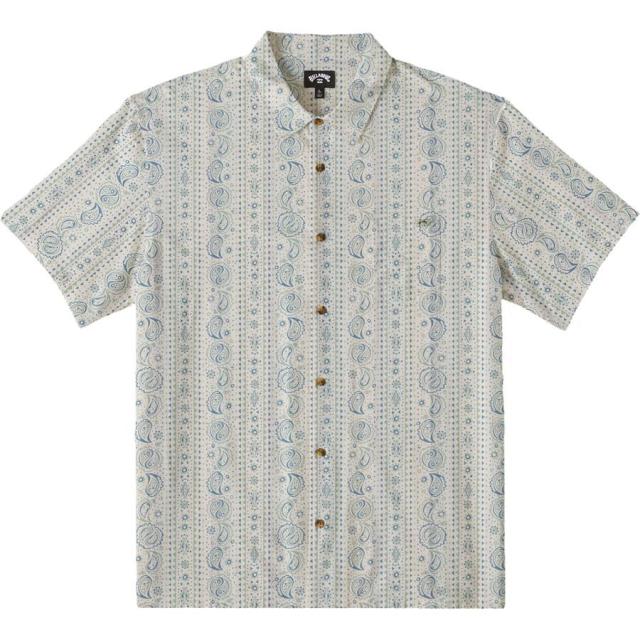(取寄) ビラボン メンズ サンデーズ ジャカード ショートスリーブ シャツ - メンズ Billabong men Sundays Jacquard Short-Sleeve Shirt - Men's Taupe