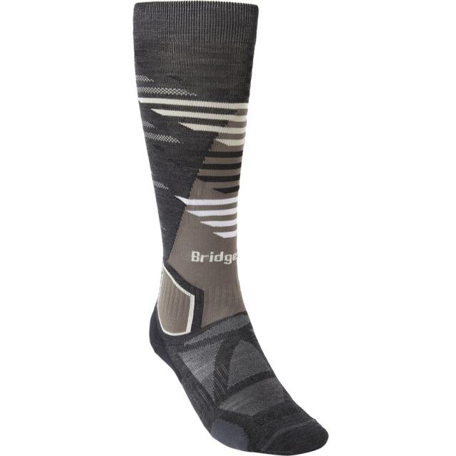 (取寄) ブリッジデール スキー ライトウェイト パターン ソックス Bridgedale Ski Lightweight Pattern Sock Graphite/Bungee