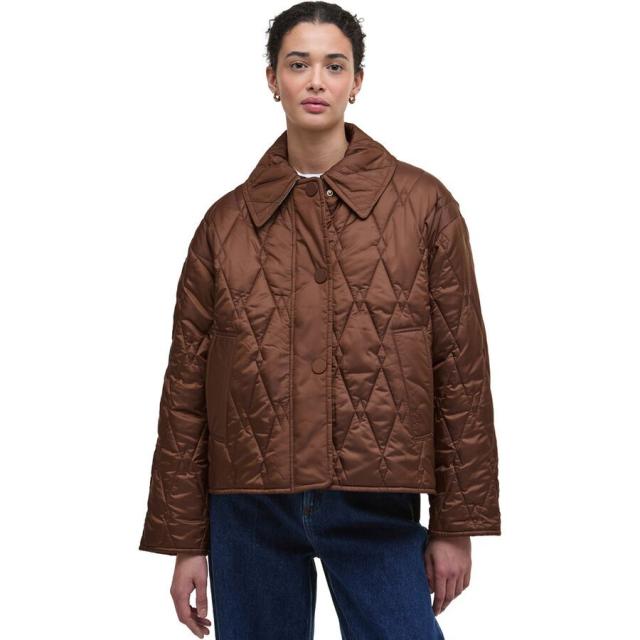 (取寄) バブアー レディース バーナデット キルテッド ジャケット - ウィメンズ Barbour women Bernadette Quilted Jacket - Women's Vicuna/Hessian Tartan