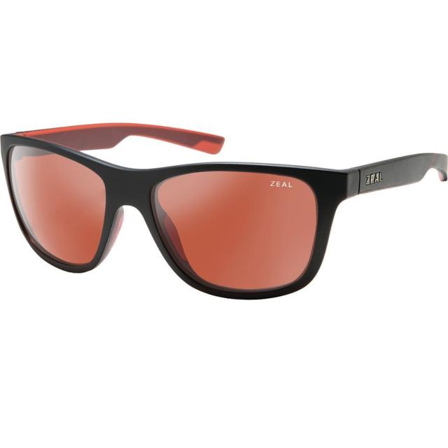 (取寄) ジール ラジウム ポーラライズド サングラス Zeal Radium Polarized Sunglasses Matte Black/Rose