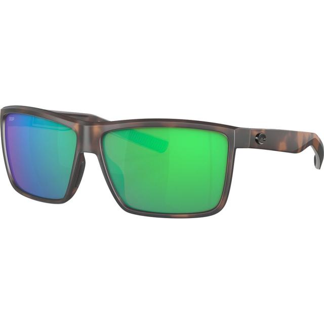 (取寄) コスタ リンコンチート 580P ポーラライズド サングラス Costa Rinconcito 580P Polarized Sunglasses Matte Tortoise Frame/Green Mirror 580P