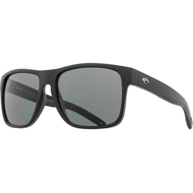 (取寄) コスタ スピアロ Xl 580P サングラス Costa Spearo XL 580P Sunglasses Matte Black/580P Polycarbonate/Gray