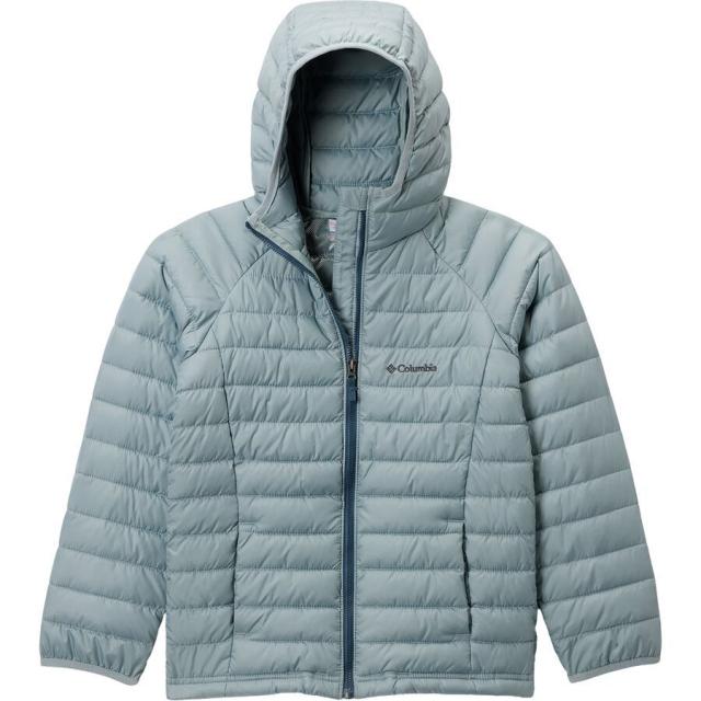 (取寄) コロンビア ガールズ パウダー ライト リ フーデット ジャケット - ガールズ Columbia girls Powder Lite II Hooded Jacket - Girls' Crushed Blue