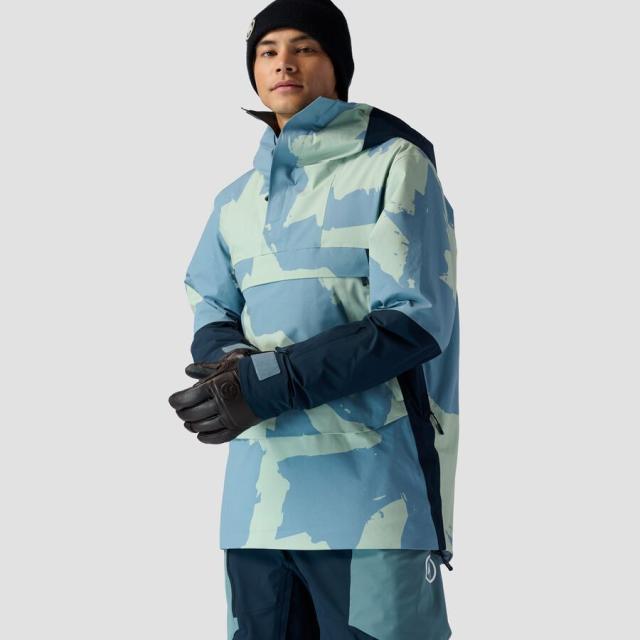 (取寄) バックカントリー メンズ ラスト チェアー ストレッチ インサレーテッド アノラック - メンズ Backcountry men Last Chair Stretch Insulated Anorak - Men's Goblin Blue Check Camo