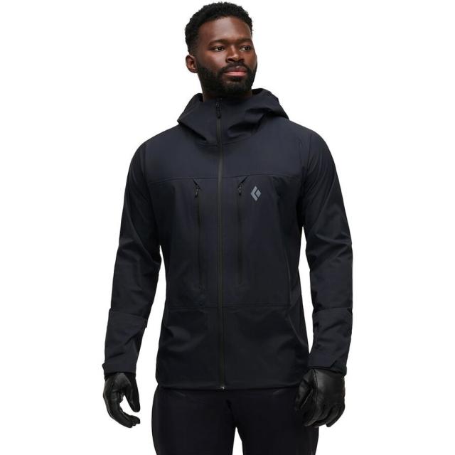 (取寄) ブラックダイヤモンド メンズ ドーン パトロール ハイブリット シェル - メンズ  men Dawn Patrol Hybrid Shell - Men's Black