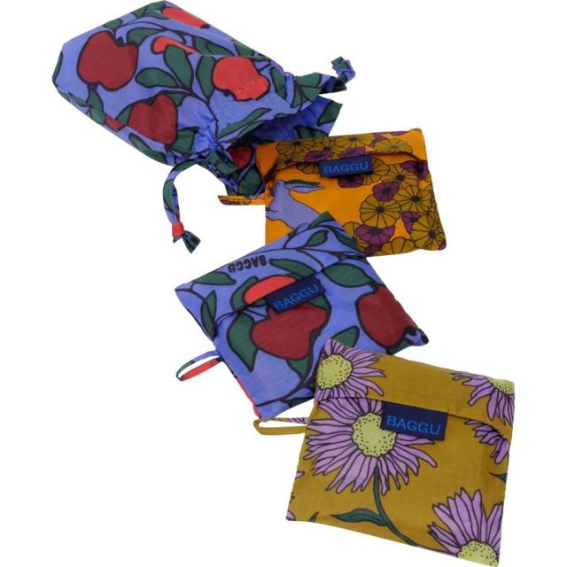 (取寄) バグー スタンダード バグゥ - 3-パック BAGGU Standard Baggu - 3-Pack Night Orchard