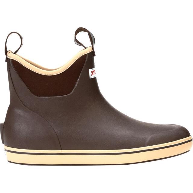 (取寄) エクストラタフ メンズ アンクル 6インチ デック ブーツ - メンズ Xtratuf men Ankle 6in Deck Boot - Men's Chocolate/Tan