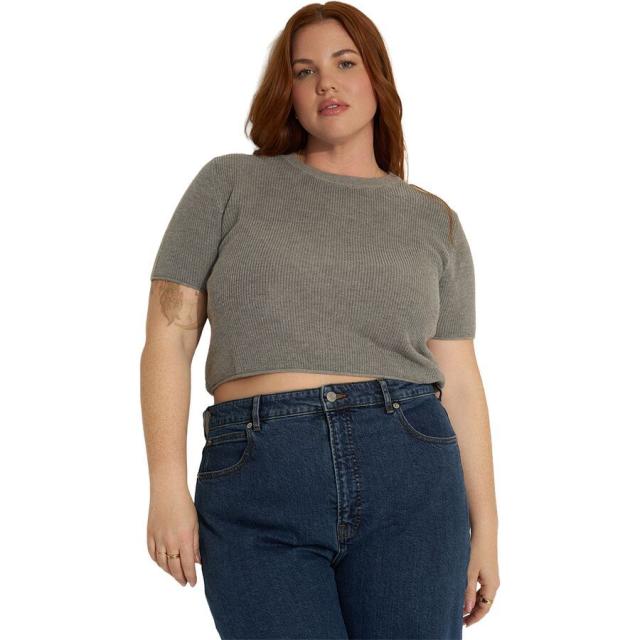 (取寄) レディース ザ ニット T-シャツ - ウィメンズ Callahan women The Knit T-Shirt - Women's Heather Grey