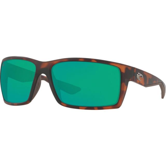 (取寄) コスタ リーフトン 580P ポーラライズド サングラス Costa Reefton 580P Polarized Sunglasses Matte Retro Tortoise Frame/Green Mirror 580P