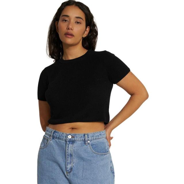 (取寄) レディース ザ ニット T-シャツ - ウィメンズ Callahan women The Knit T-Shirt - Women's Black