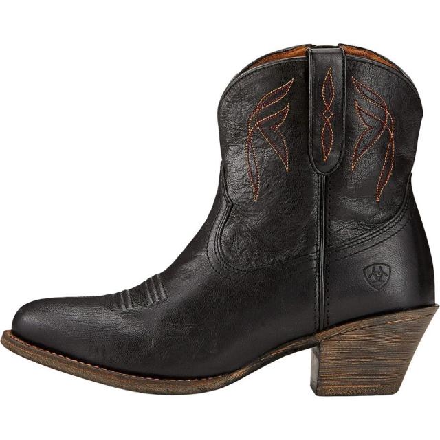 (取寄) アリアット レディース ダーリン ウェスタン ワイド ブーティ - ウィメンズ Ariat women Darlin Western Wide Bootie - Women's Old Black