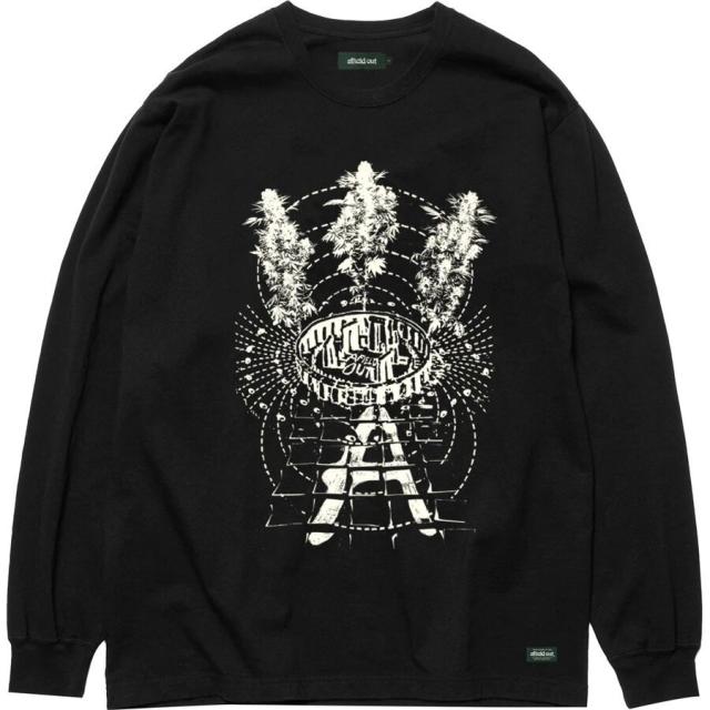 (取寄) アフィールドアウト メンズ ストーン ロング-スローブ T-シャツ - メンズ Afield Out men Stone Long-Sleeve T-Shirt - Men's Black