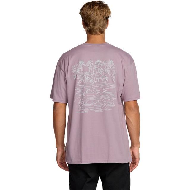 (取寄) ビラボン メンズ シーンズ レギュラー T-シャツ - メンズ Billabong men Scenes Regular T-Shirt - Men's Purple Ash