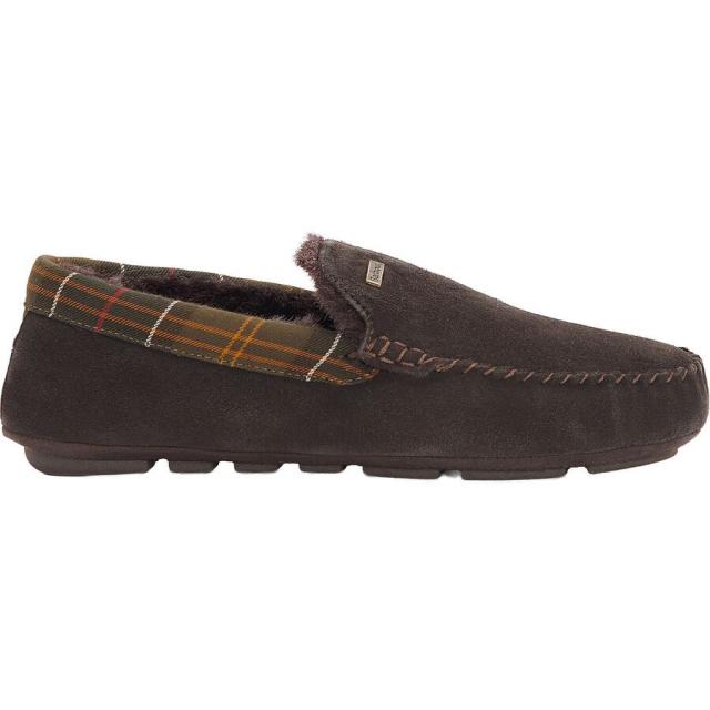 (取寄) バブアー メンズ モンティ モカシン スリッパ - メンズ Barbour men Monty Moccasin Slipper - Men's Brown Suede